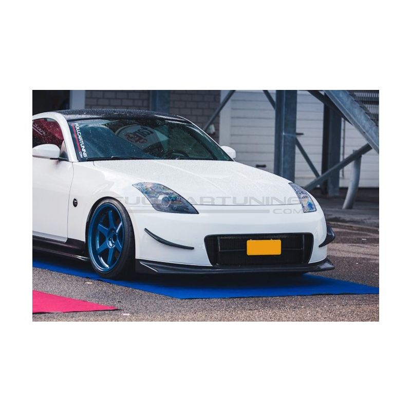 SK-Import Front Bumper Nismo 2 Style Carbon Lip & Canards Fiberglass ...