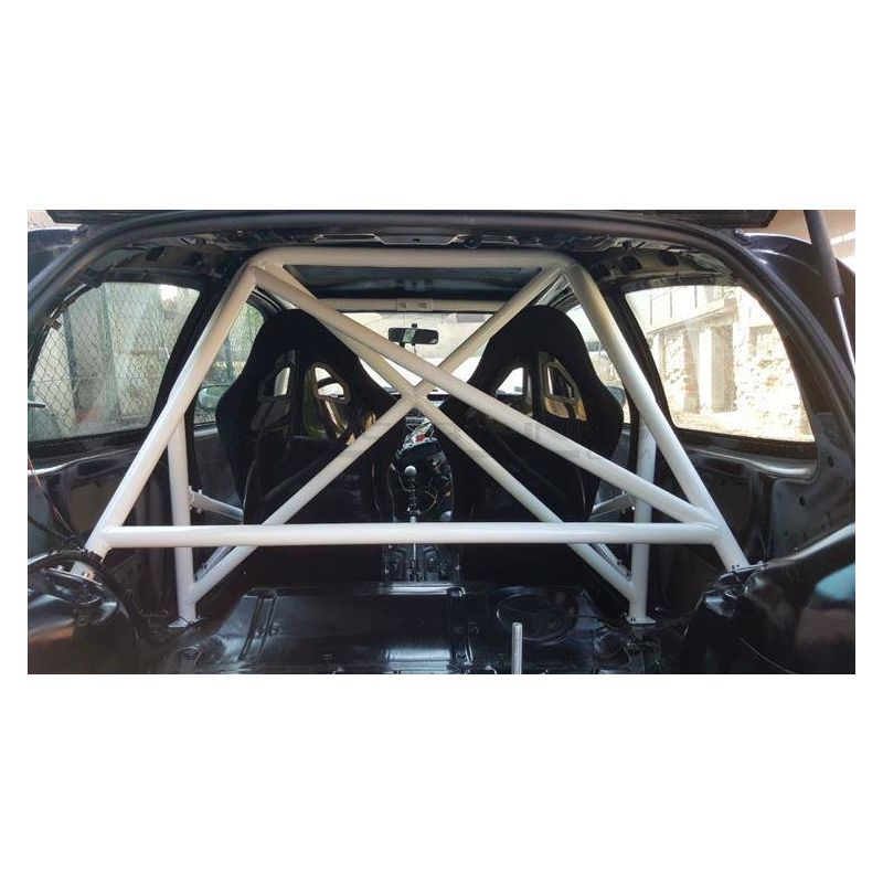 SK-Import Roll Bar Screw Cage Powder Coated Black Steel Renault Clio ...