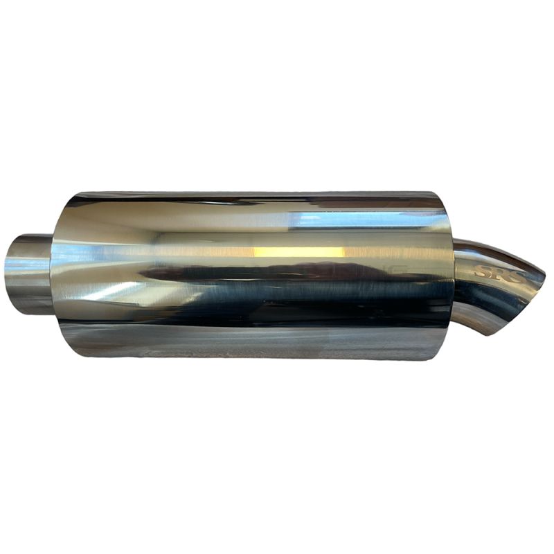 SRS Muffler 63.5mm Stainless Steel | Fullcartuning.com
