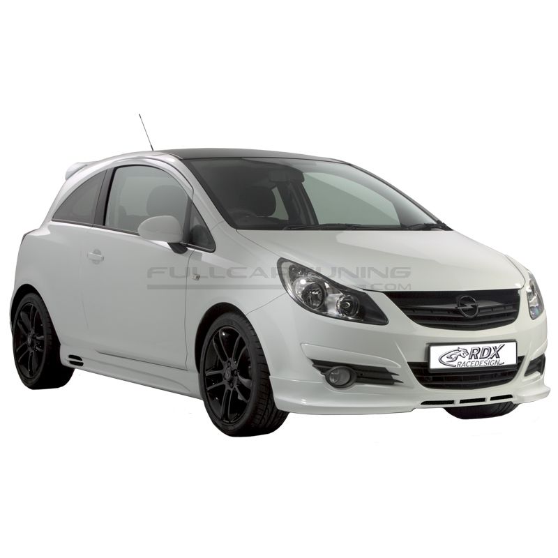 RDX Racedesign Front Bumper Lip Unpainted Polyurethane Opel Corsa ...