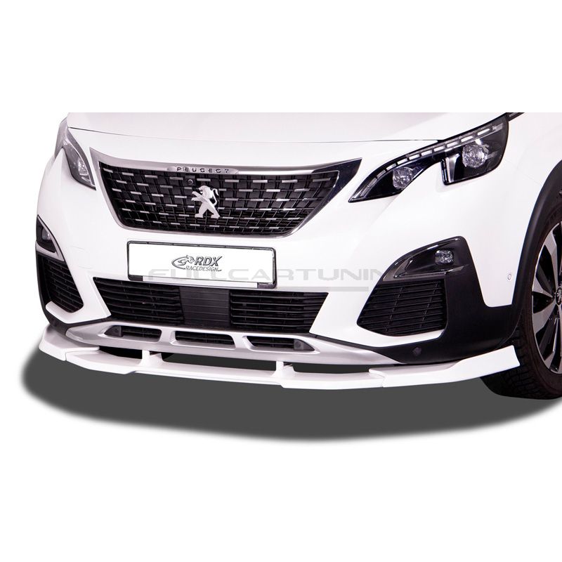 RDX Racedesign Front Bumper Lip Unpainted Polyurethane Peugeot 5008 ...