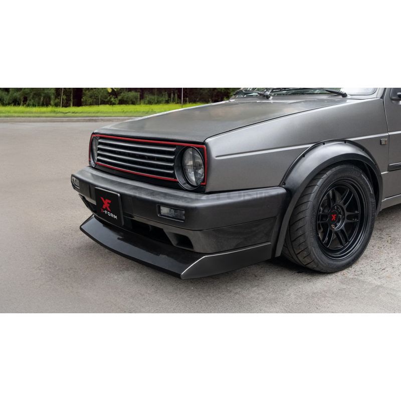 X-Form Front Bumper Lip Gloss Black ABS Plastic Volkswagen Golf,Jetta ...