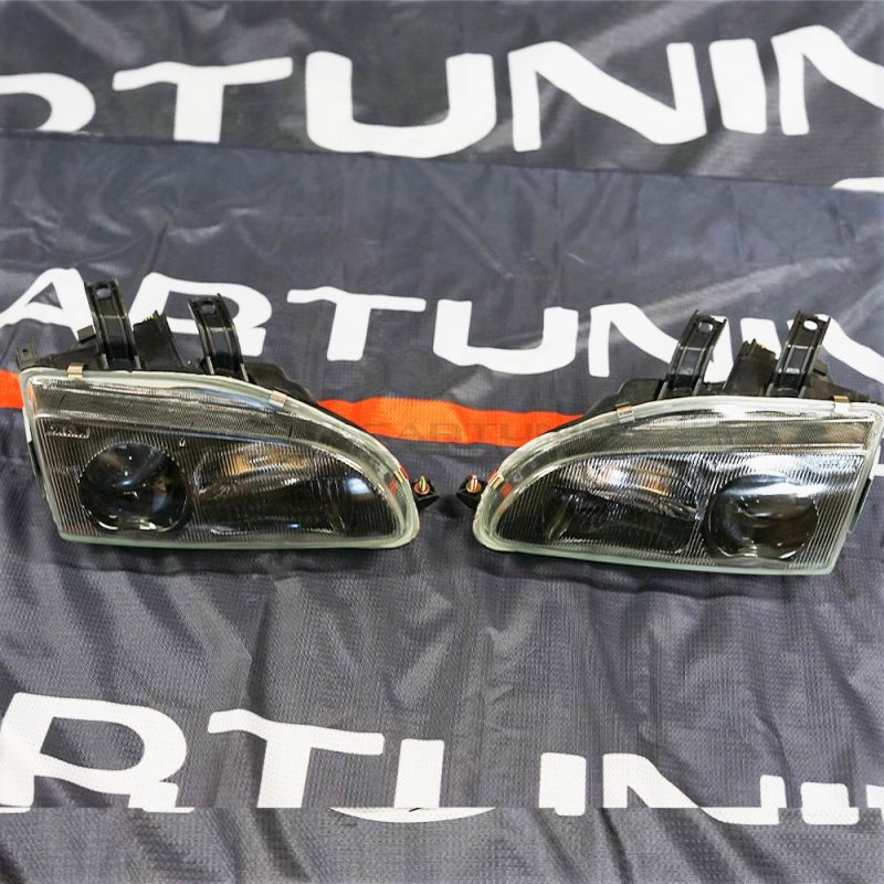 Denji Headlights SECOND CHANCE Black Housing Honda Civic ...