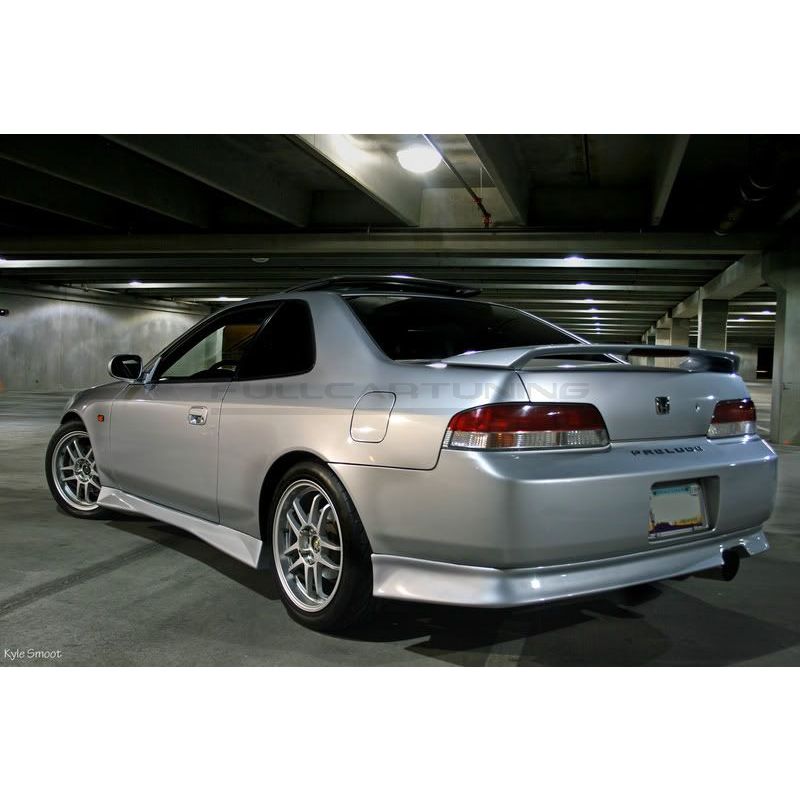 PU Design Rear Bumper Lip OEM Style Black Polyurethane Honda Prelude ...